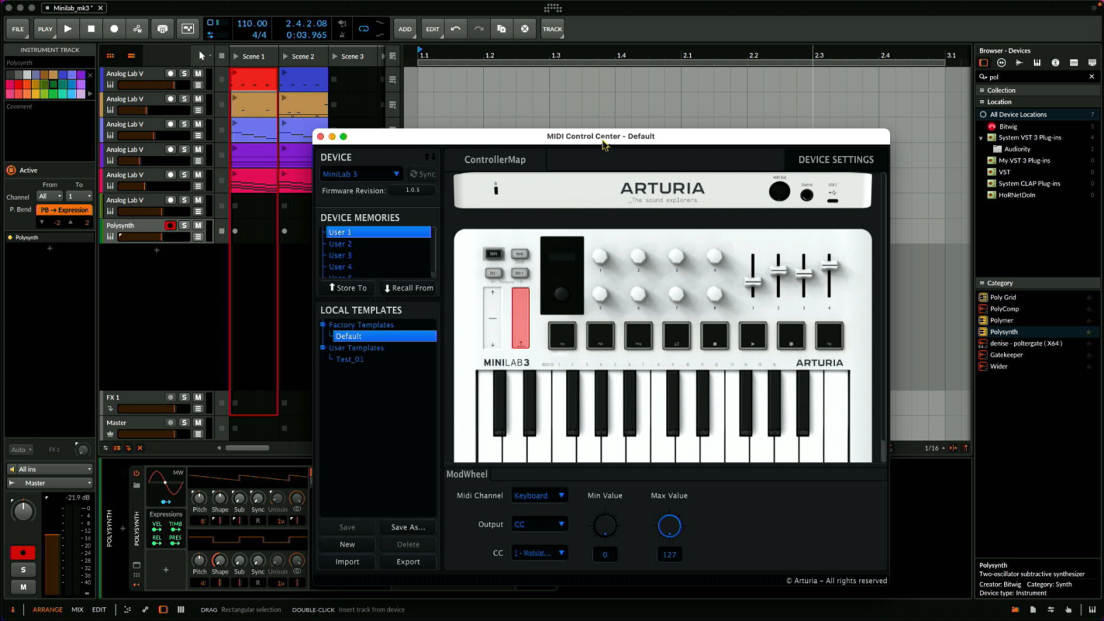 Arturia MiniLab 3. Producción musical accesible. Review en español ...