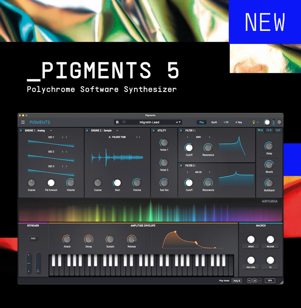 Arturia Lanza Pigments 5: El Sintetizador Software Policromático de ...